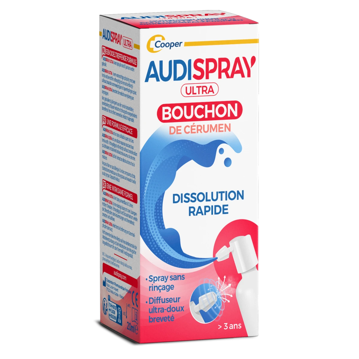 audispray Adultes | hygiène auriculaire adultes