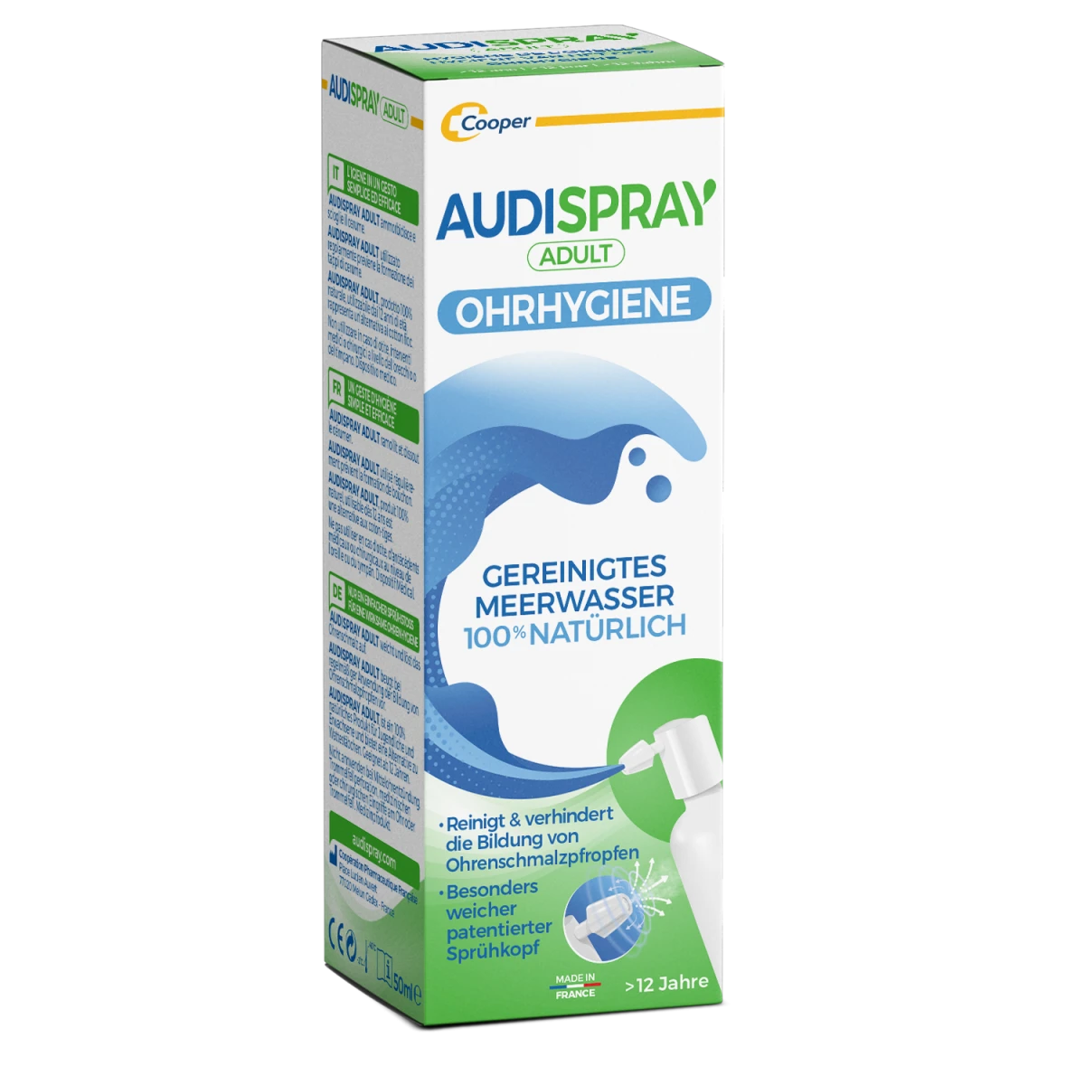 audispray adult | für die reinigung der ohren von erwachsenen