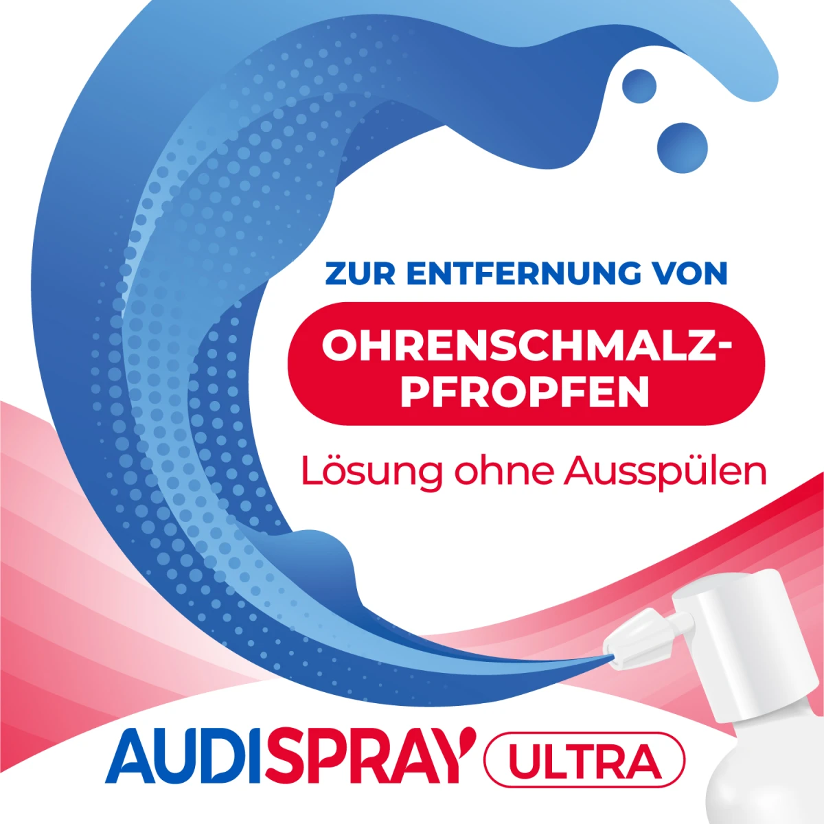 audispray ultra | zur behandlung eines ohrenschmalzpfropfens