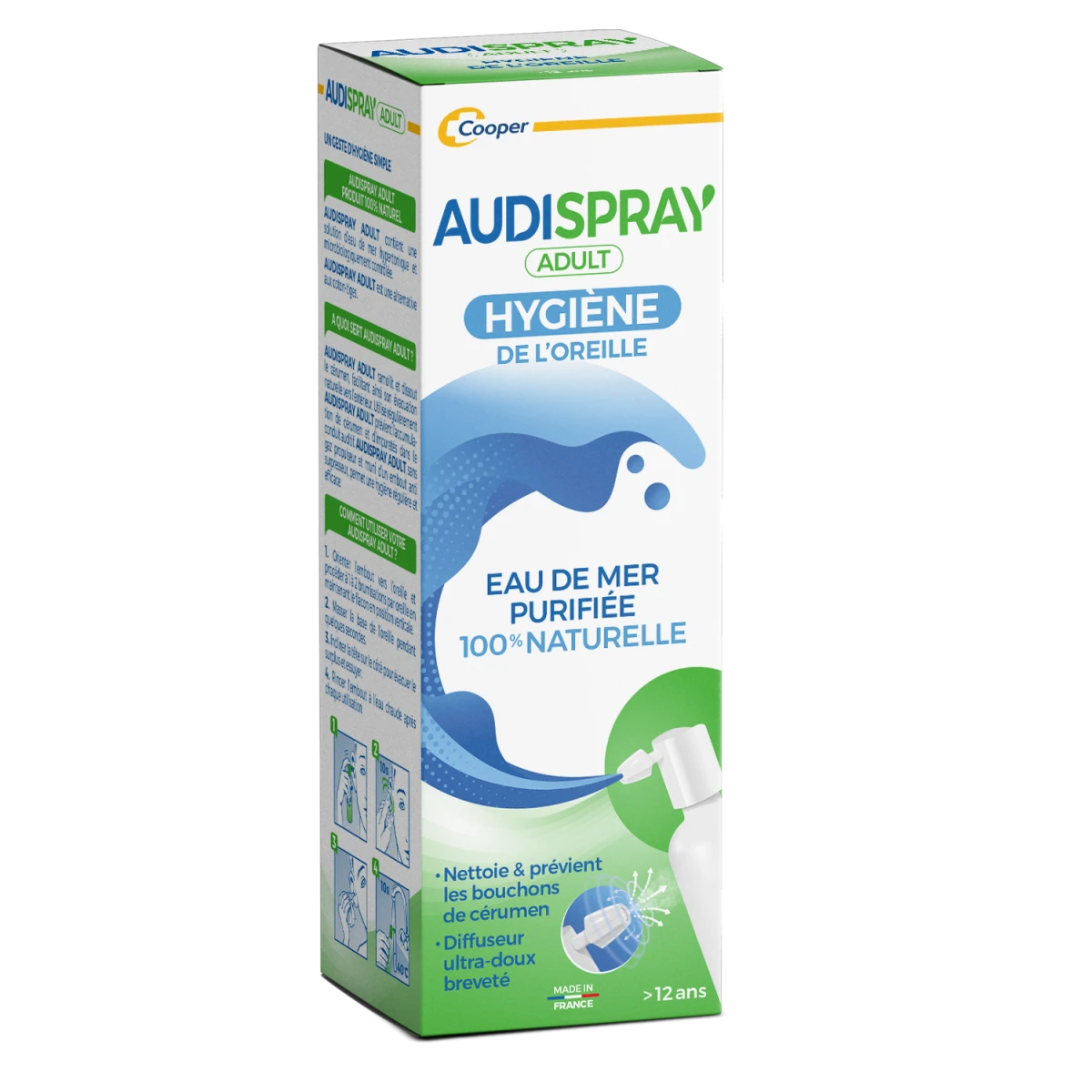 audispray adult | pour l’hygiene des oreilles des adultes