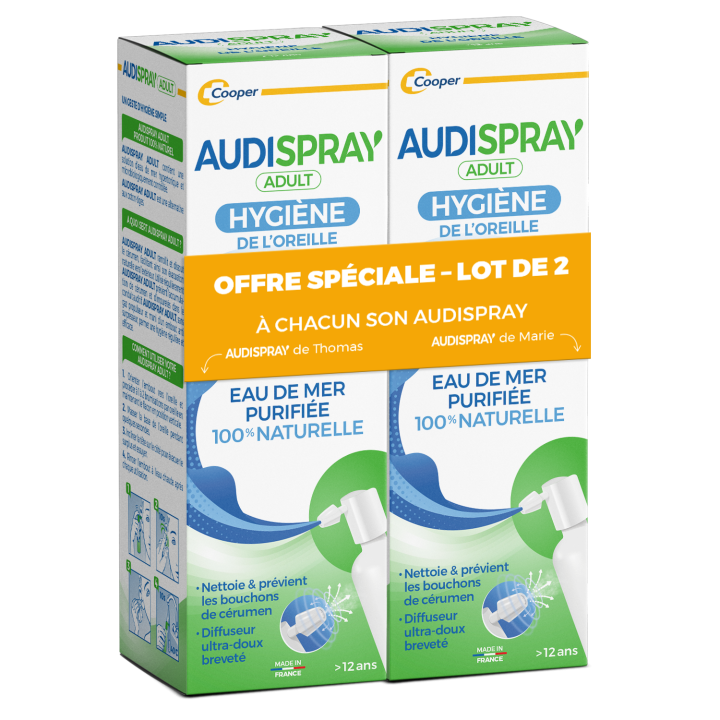 audispray adult | pour l’hygiene des oreilles des adultes