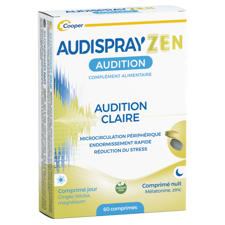 audispray zen | adapté en cas de bourdonnements et sifflements d'oreille